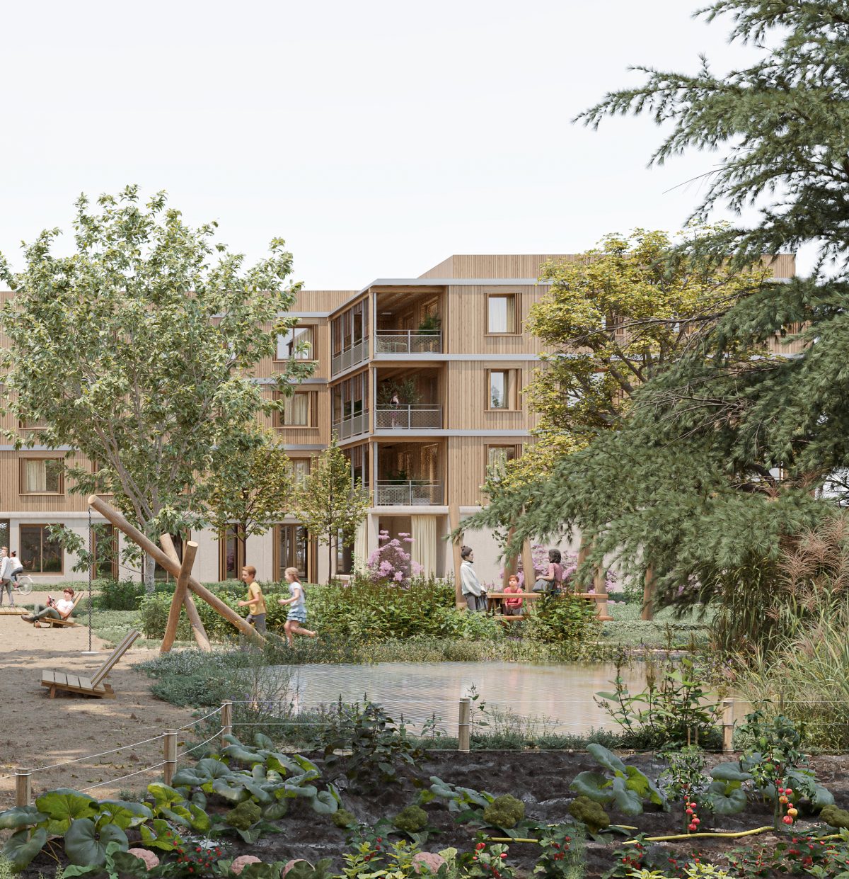 PESSAC I 301 logements en béton de bois – ZN Zakarian Navelet Architectes